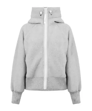 Canada Goose Hooded Zip-up Jacket - Gray
