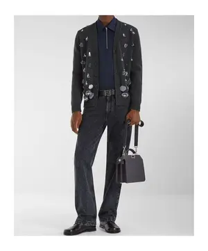 Fendi Straight-cut Five-pocket Trousers