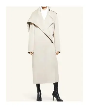 COURREGES Courrèges Button-up Long Trench Coat