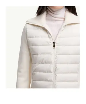 Moncler Padded Zip-up Wool Cardigan