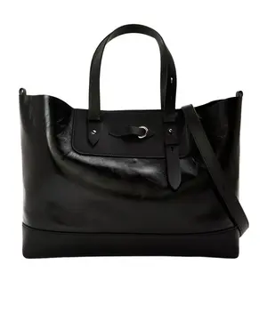 MAISON MARGIELA Minimalist Solid Color Handbag - Black