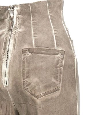 Rick Owens Dirt Copper Wide Leg Pants - Grey