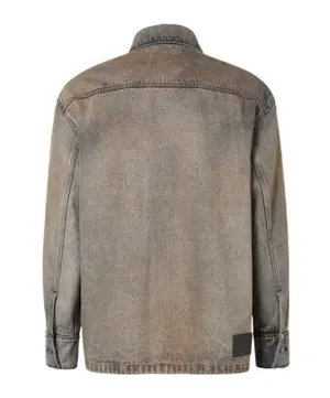 Fendi Long-sleeved Denim Shirt