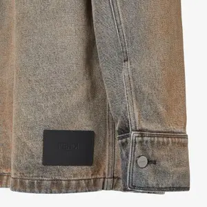 Fendi Long-sleeved Denim Shirt