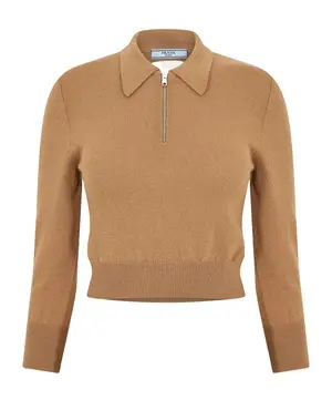 Prada Ribbed-knit Sweater - Brown