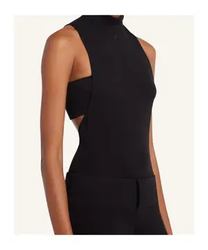 COURREGES Mock-neck Bodysuit