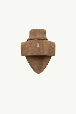 Moncler Wool Rib Knit Neck Warmer