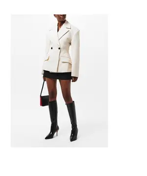 CHRISTIAN LOUBOUTIN Pointed-toe Slim-heel Knee-high Boots