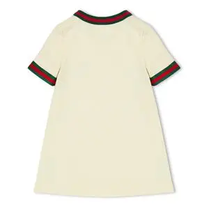 Gucci Logo Detail Short Sleeve Dress