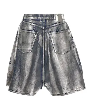 DOUBLET Denim Shorts With Belt Loops