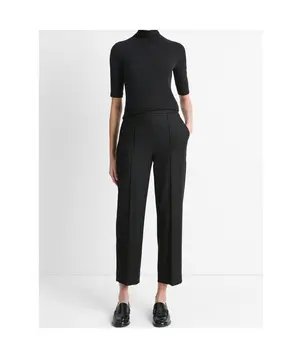 Vince Elbow-sleeved Turtleneck Top