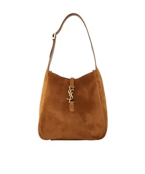 Saint Laurent Solid Color Stylish Shoulder Bag - Brown