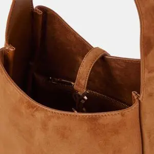 Saint Laurent Solid Color Stylish Shoulder Bag - Brown