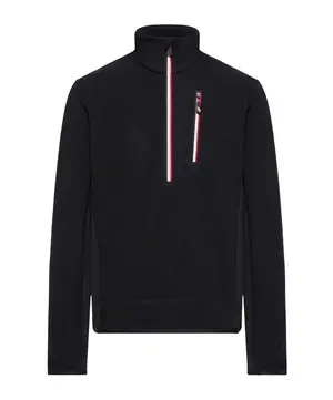 Moncler Half-zip High Neck Fleece With Zippered Pocket