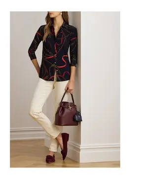 Ralph Lauren Printed Long Sleeve Shirt
