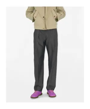 Burberry Logo Detailed Tailored Trousers