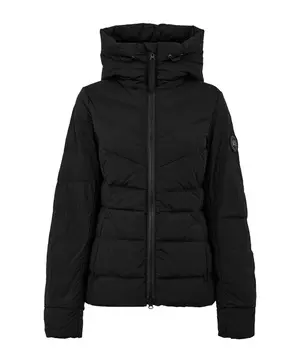 Canada Goose Hooded Down Jacket - Black