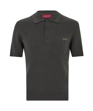 Gucci Polo Knitted Top