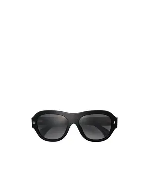 Moncler Elevane Rectangular Sunglasses - Black