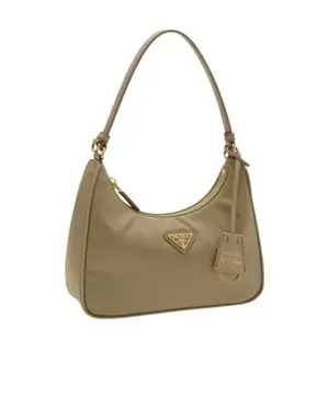 Prada Zippered Handbag - Camel