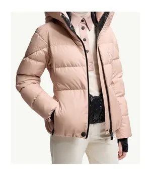 Moncler Bouquetin Hooded Down Ski Jacket - Pink