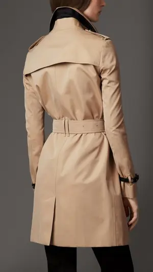Burberry Belted Button-down Windbreaker