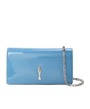 CHRISTIAN LOUBOUTIN Solid Color Shoulder Bag - Blue