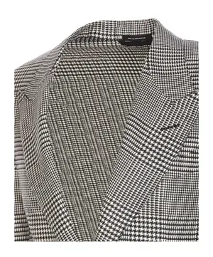 TOM FORD Single-breasted Checked Blazer