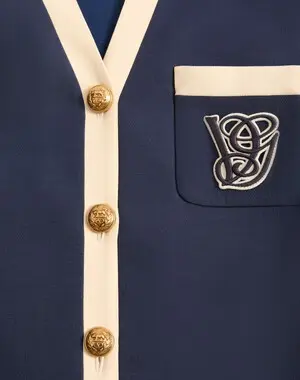 Valentino Garavani V-neck Button-up Blazer