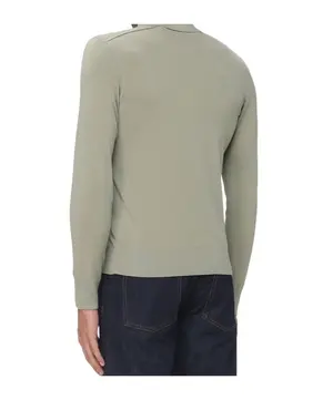 Burberry Long Sleeved Knitted Polo Shirt