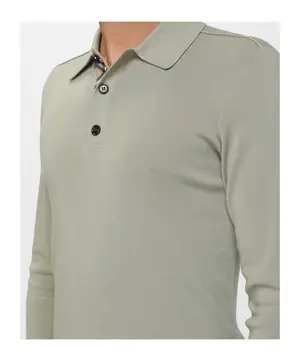 Burberry Long Sleeved Knitted Polo Shirt