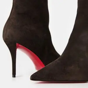 CHRISTIAN LOUBOUTIN Suede Ankle Boots