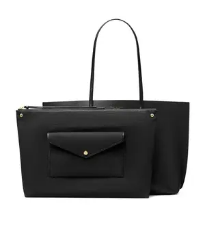 Tory Burch Solid-color Casual Handbag - Black