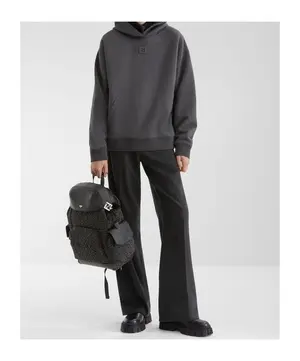 Fendi Logo Embroidered Hoodie