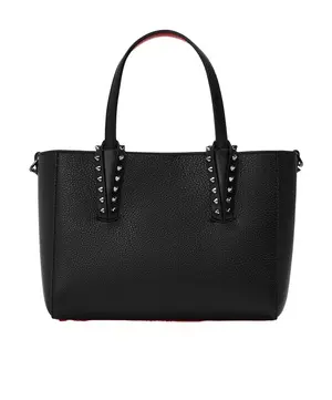 CHRISTIAN LOUBOUTIN Cabata Leather Tote Bag With Stud Embellishments