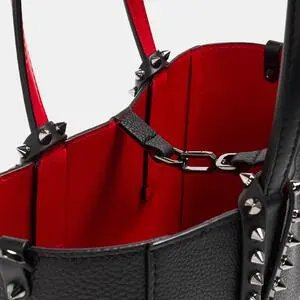 CHRISTIAN LOUBOUTIN Cabata Leather Tote Bag With Stud Embellishments
