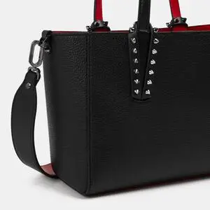 CHRISTIAN LOUBOUTIN Cabata Leather Tote Bag With Stud Embellishments