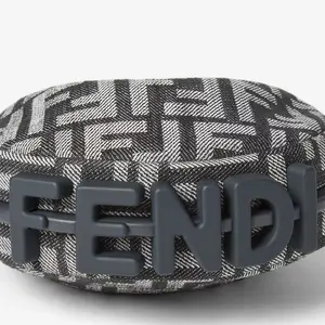 Fendi Nano Graphy Ff Jacquard Hobo Bag - Dark Blue