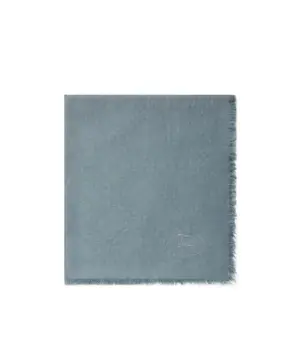 Burberry Wide Check Wool Silk Scarf