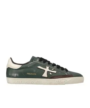 Premiata Lace-up Low-cut Casual Shoes - Nude