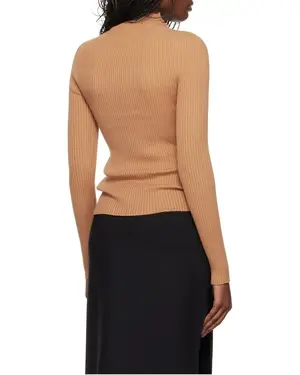 COURREGES Courrèges Logo Embroidered Long-sleeved Jumper