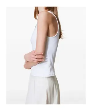 TWINSET Sleeveless Cotton Tank Top With Chain Detail