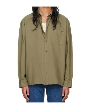A.p.c. Mateo Logo-embroidered Pocket Shirt