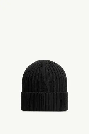 Moncler Ribbed Wool Beanie