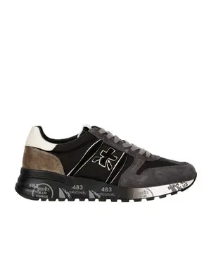Premiata Logo Sneakers - Black