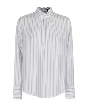 DONDUP Striped Shirt - White