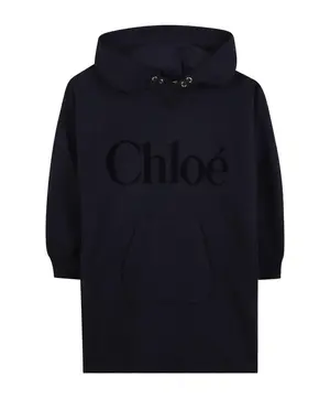 Chloé Hooded Dress - Black