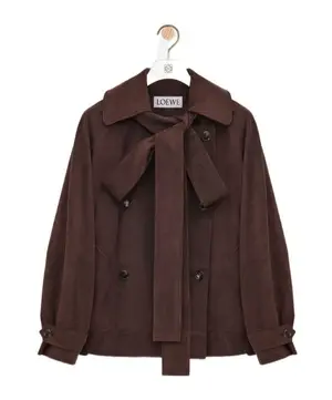 Loewe Bow Jacket - Brown