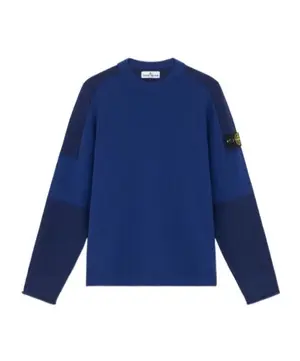 Stone Island Compass-badge Sweater - Bright Blue