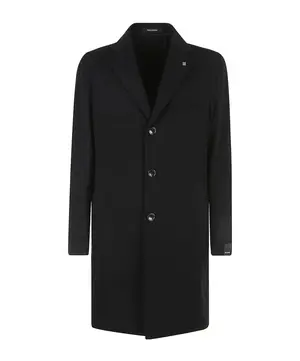 Tagliatore Single-breasted Coat - Black